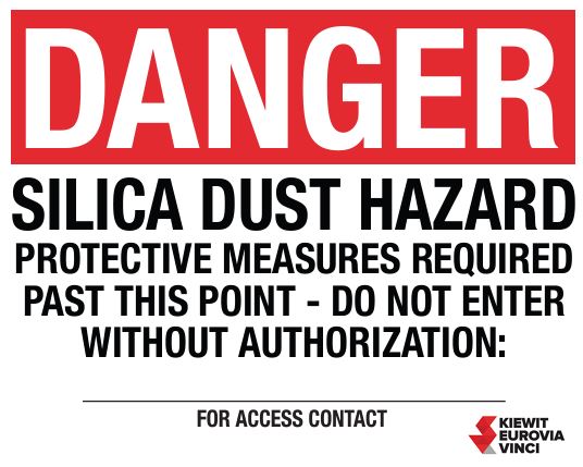 DANGER SILICA DUST – RDC Group