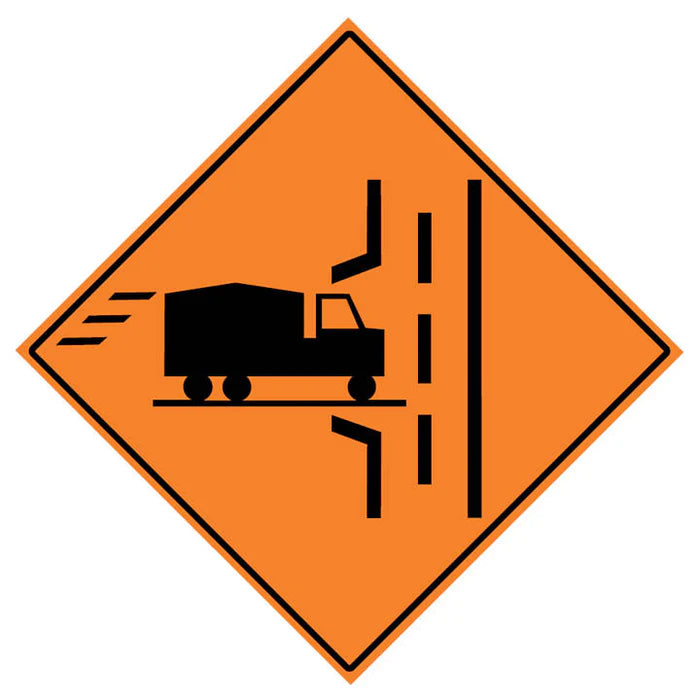 Rigid Sign | TC-31L Truck Entrance Left – RDC Group